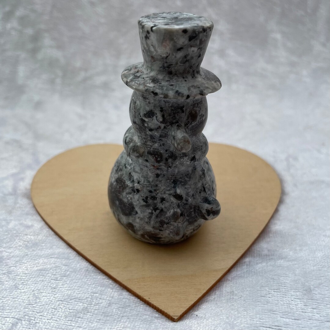 Granite Snowman - Etsy
