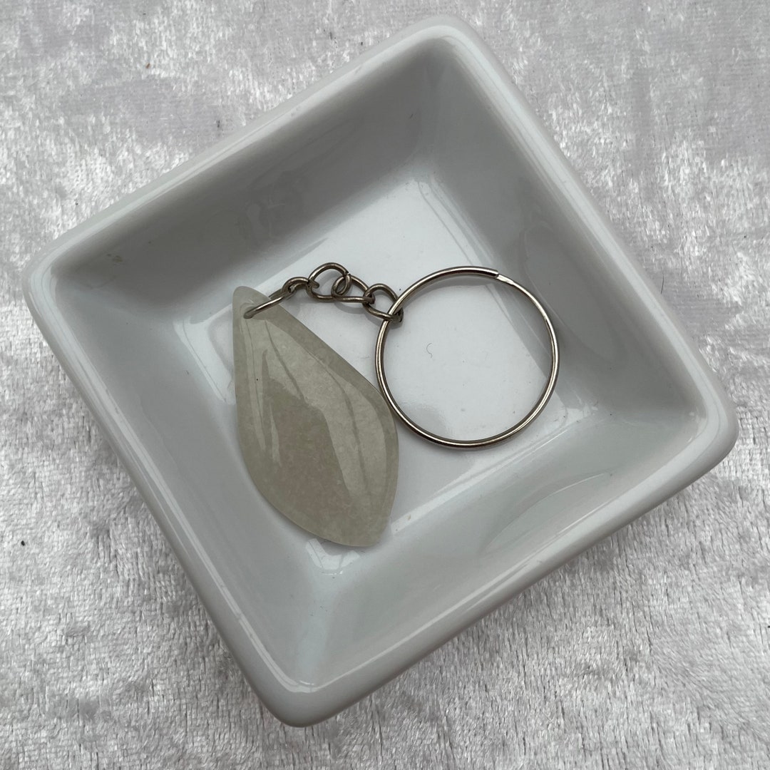 Asymmetrical Quartz Shape Keyring - Etsy