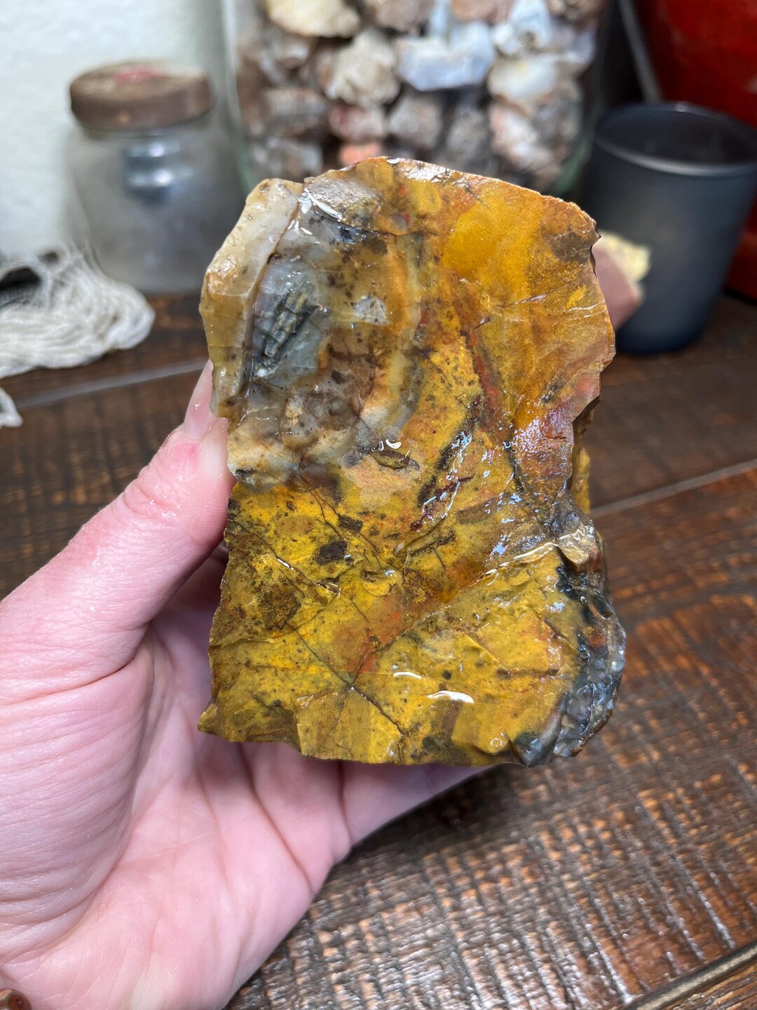 Standout Limb Cast With Opal and Jasper* - Etsy
