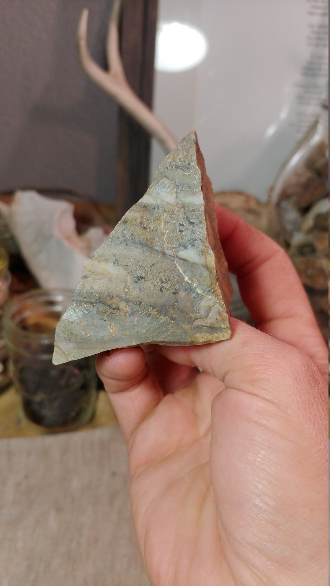 Soothing Blue Banded Jasper * - Etsy