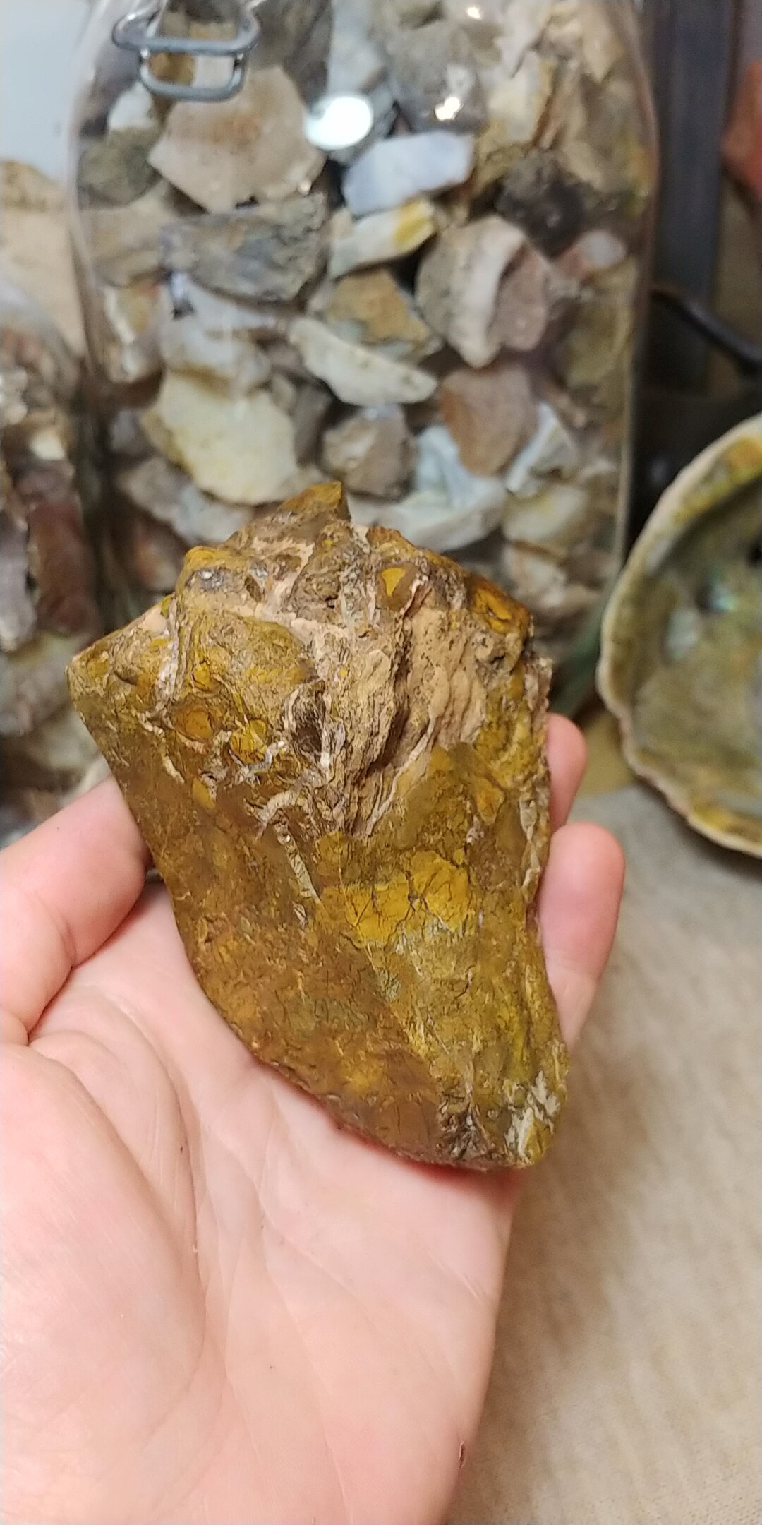 Yellow Calamity Jasper With Opalization * - Etsy