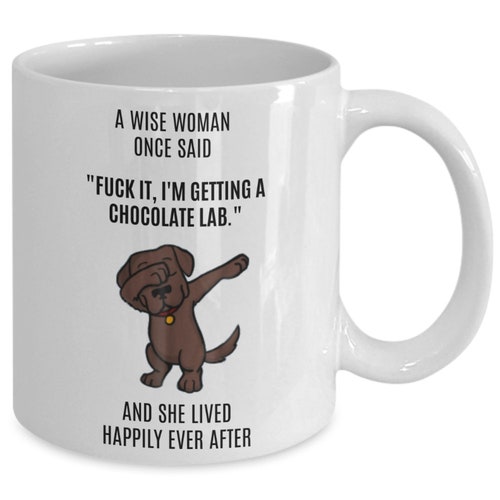 Chocolate Lab Mug Chocolate Labrador Retriever Gift - Etsy