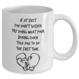 Boxing Coach Mug, Boxing Coach Gift - Etsy
