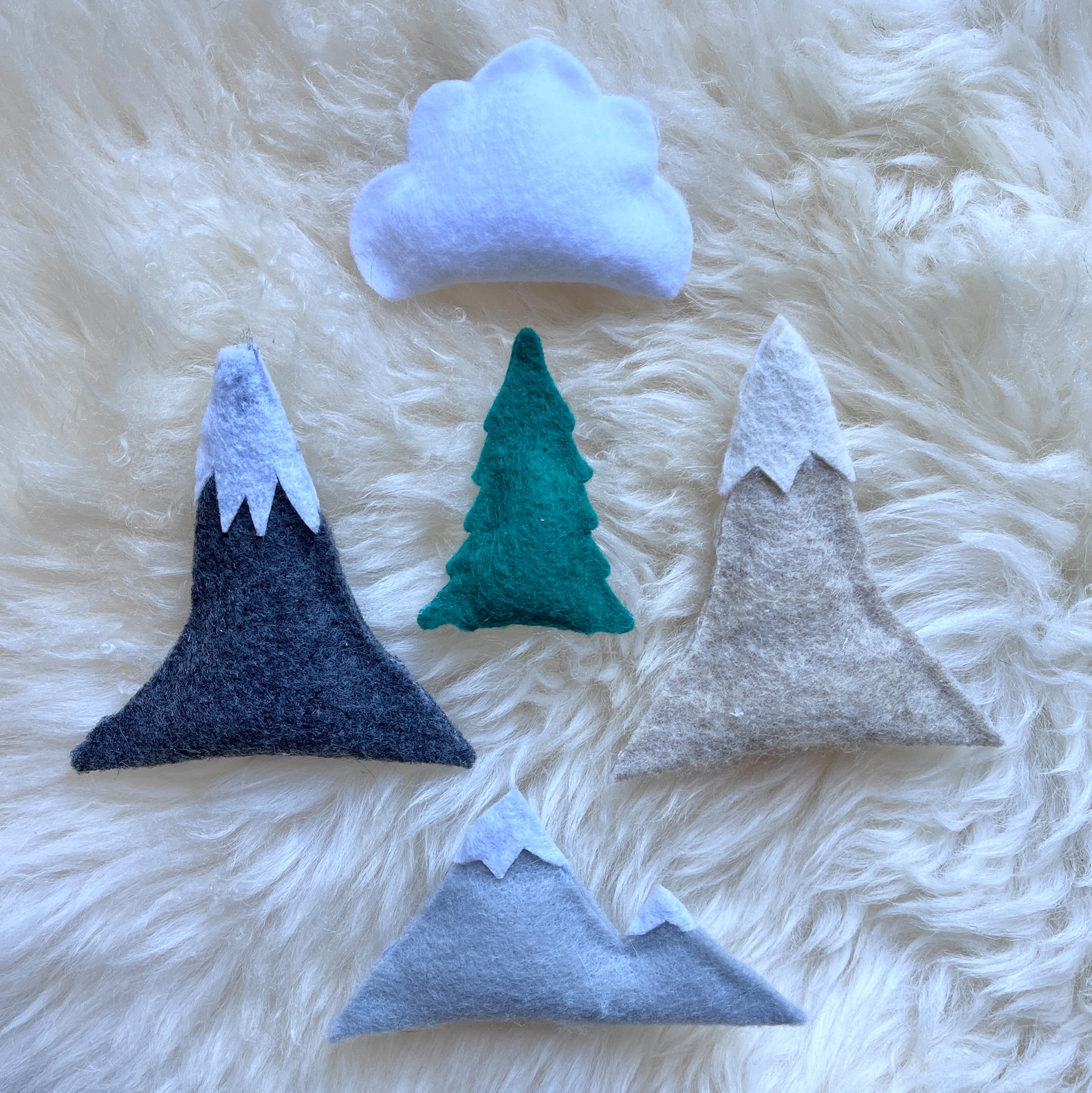 Garland Mobile Felted Stuffed Shape Add Ons / Custom Garland / Felt ...