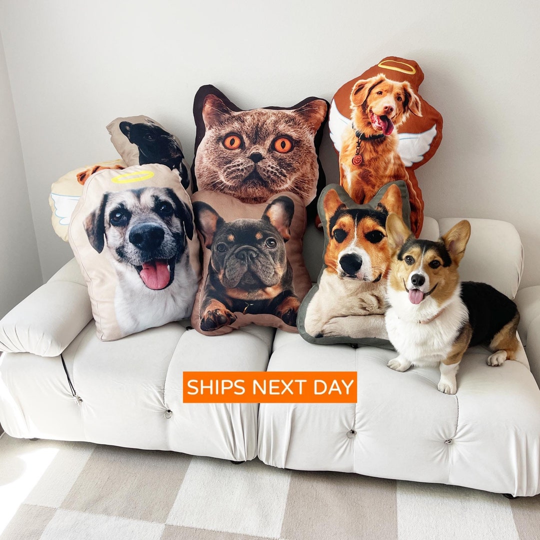 Custom Pet Pillow, Dog Throw Pillow 3D Pillow Pet Photo Pet Cat Pillow ...