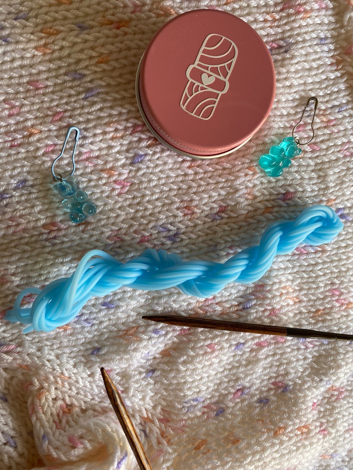 Staying Alive Stitch Cords Live Knitting Stitch Keeper Cords - Etsy ...