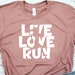Live Love Run / Shirt / Runner Shirt / Cross Country / Track - Etsy