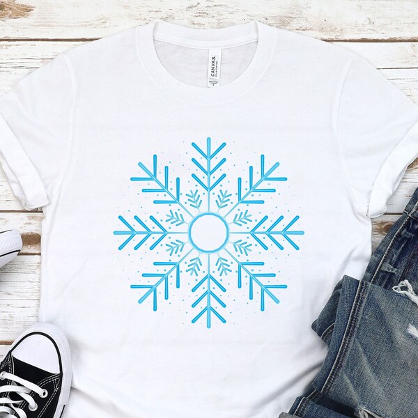 Snowflake Shirt - Etsy