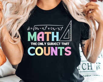 Math Teacher Shirt Womens Teacher Shirt Gift for Math Teacher Mathlete ...