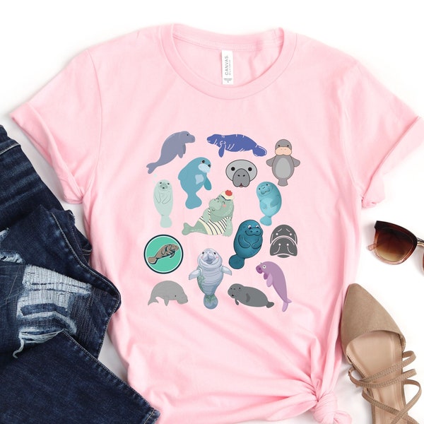 Manatee T Shirt - Etsy