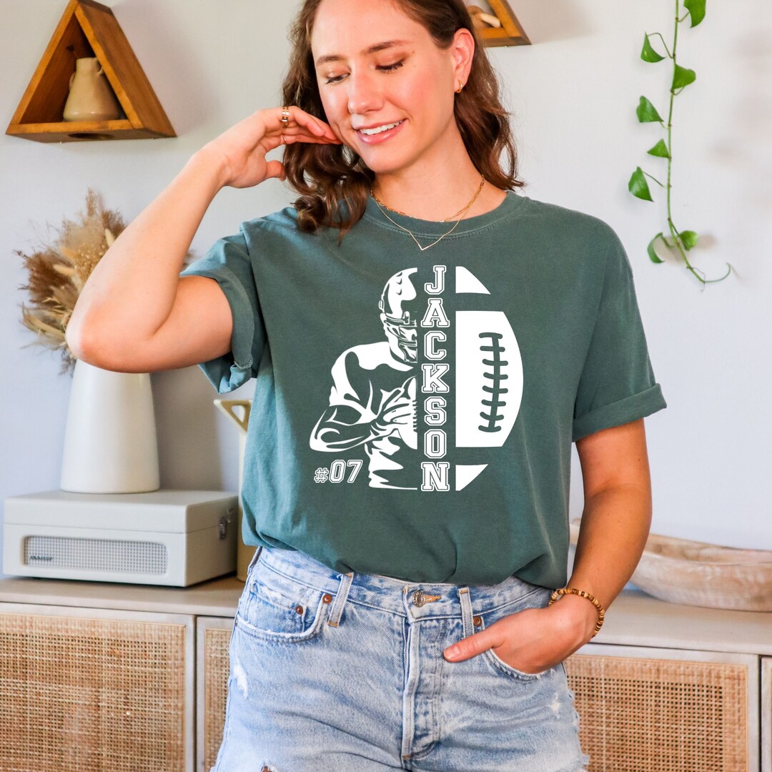 Football Season Shirt, Football Game Comfort Colors Shirt for Mom/dad ...