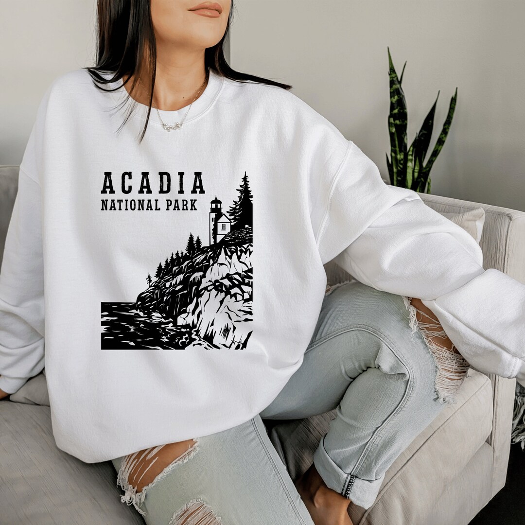 Acadia National Park Sweatshirt, National Park Hoodie for Him & Her ...