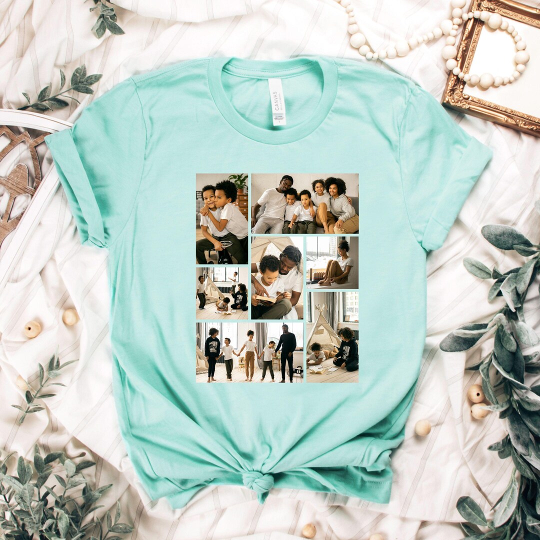 Custom Family Photo Shirt, Custom Photo Collage Shirt for Men/women ...