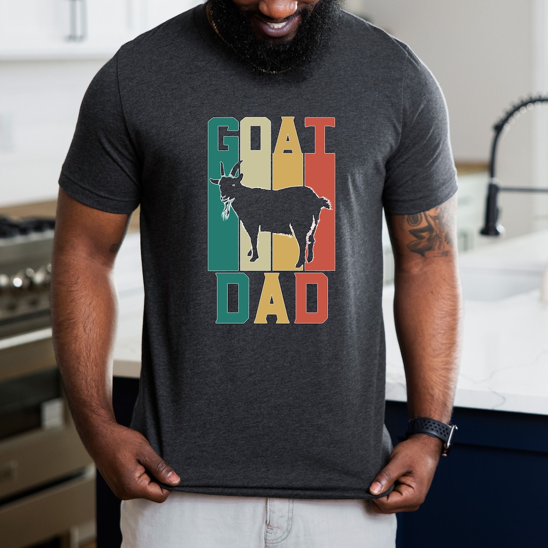 Goat Dad Shirt, Dad & Pet Shirt for Men Father’s Day Gift, Funny Pet ...