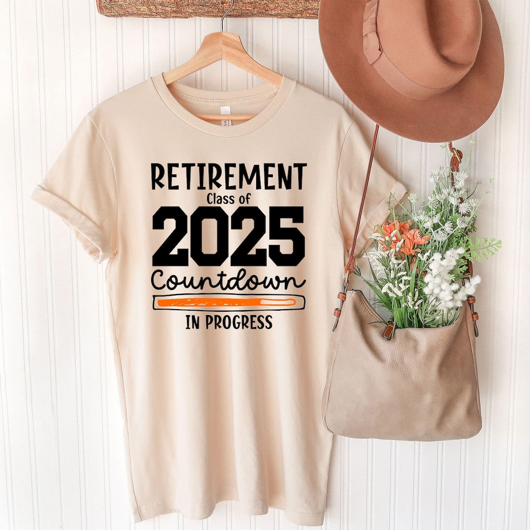 Retirement Countdown Shirt, Teacher Retirement Shirt for Professor ...