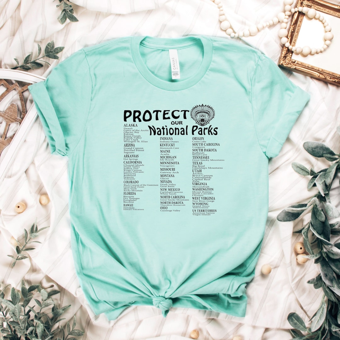 62 National Parks Shirt, National Parks Shirt for Men and Women ...