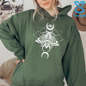 Occult Moth Sweatshirt, Moth Butterflies Shirt for Men & Women Birthday ...