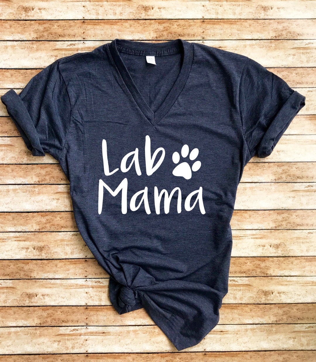 Lab Mama / Shirt / V Neck / Labrador / Labrador Retriever / Labrador ...
