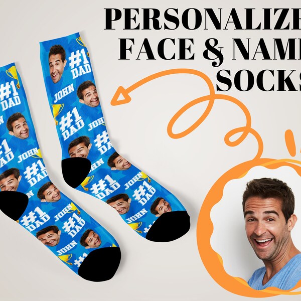 Custom Face Socks - Etsy