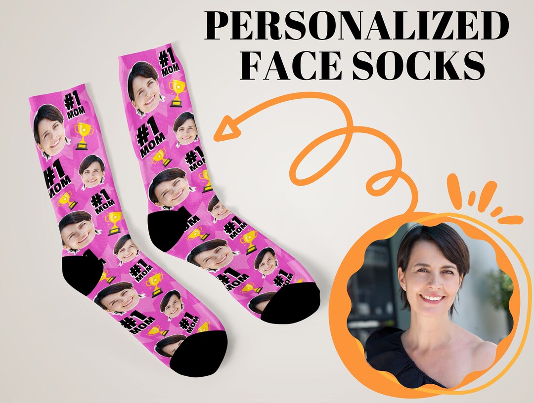 Number 1 Mom Socks, Number 1 Socks for Women Mother’s Day Gift, Mom ...