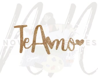 Te Amo Topper - Etsy
