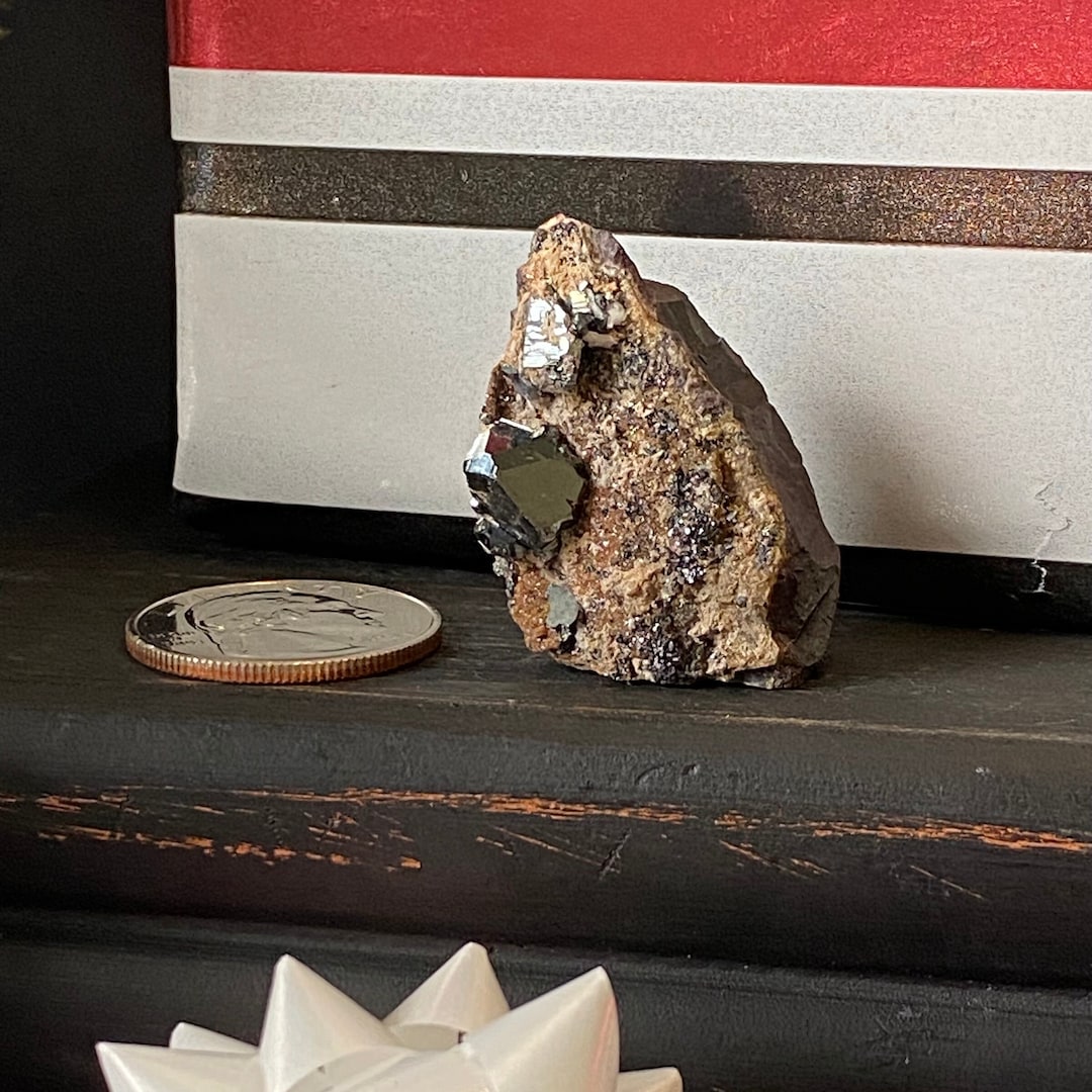 Hematite Crystals on Matrix Specimen - Etsy