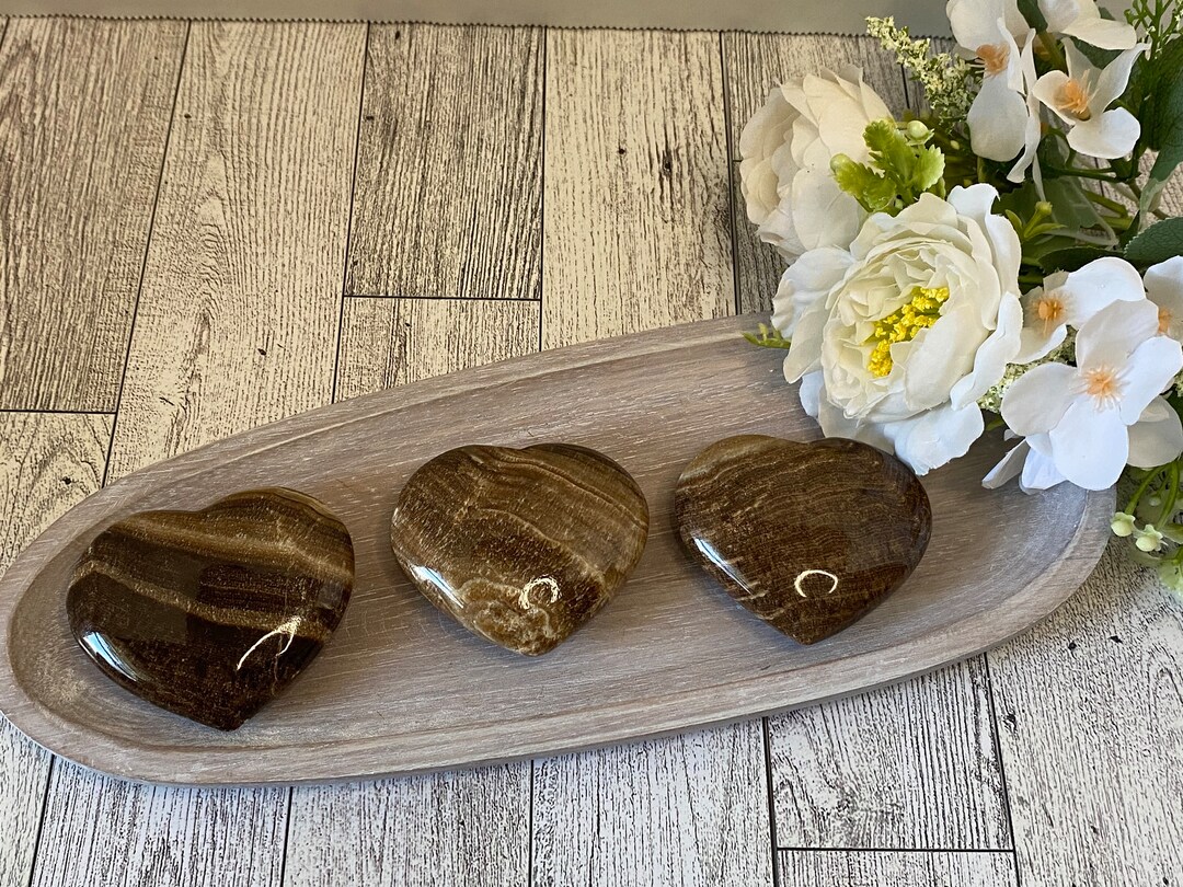 Chocolate Calcite Crystal Heart/root Beer Calcite Heart - Etsy