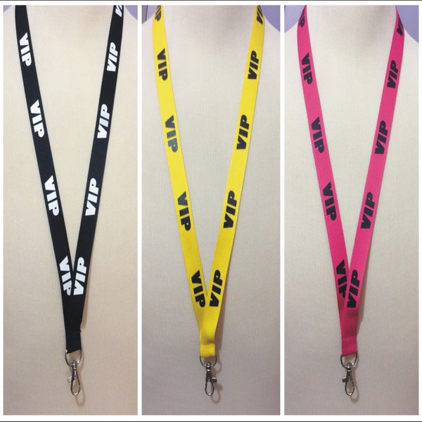 Vip Lanyards - Etsy UK