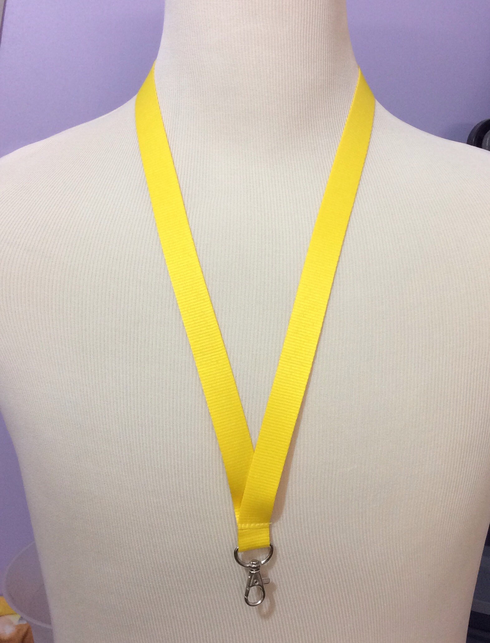 1 X Neck Lanyard Plus Breakaway Safety Clip Metal Thumb Clasp | Etsy