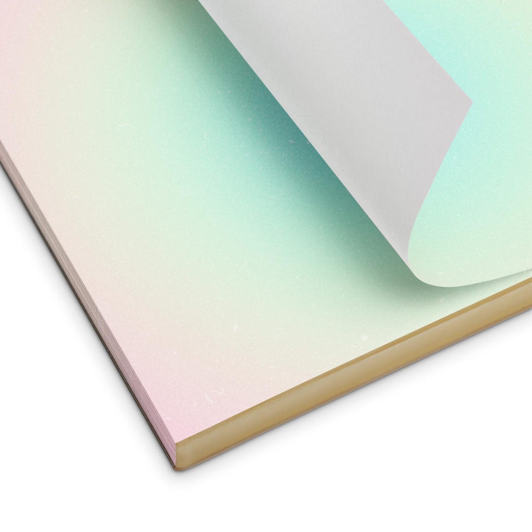 Aurora Gradient Fade Out Pastel Ombré Gradients Dreams Sky Notepad ...