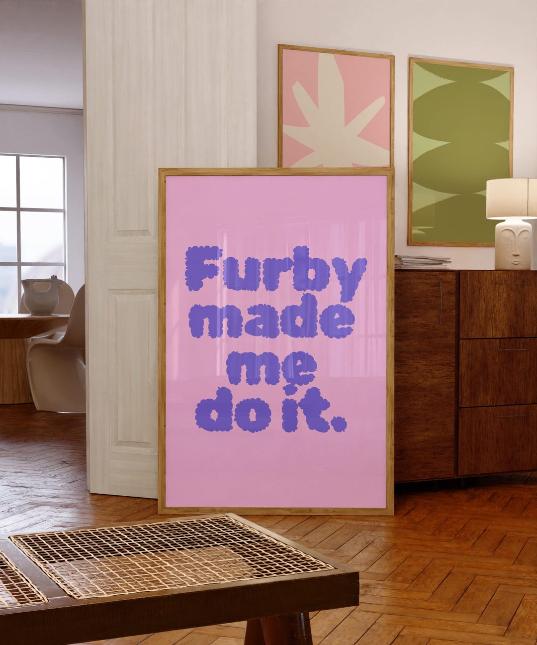 Furby Made Me Do It Kids Print on Museum Quality Paper - Aesthetic Art ...