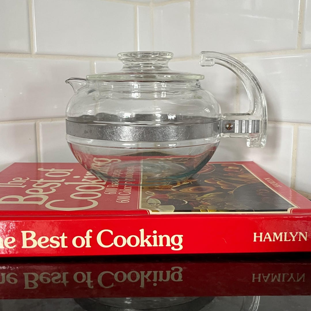 Vintage Pyrex Flameware Kettle, Vintage Pyrex, Glass Tea Pot, Glass ...
