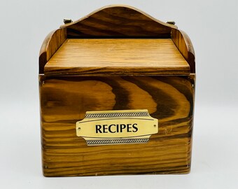 Hanging Recipe Box - Etsy