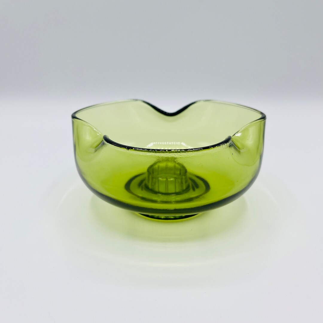 Anchor Hocking modern Pinched Shape Glass Candle Bowls in - Etsy
