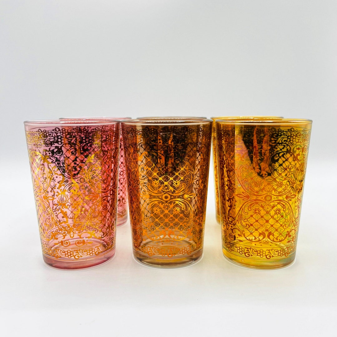 Italian Collezione Timon Decorative Crystalware Glasses Mid Century ...