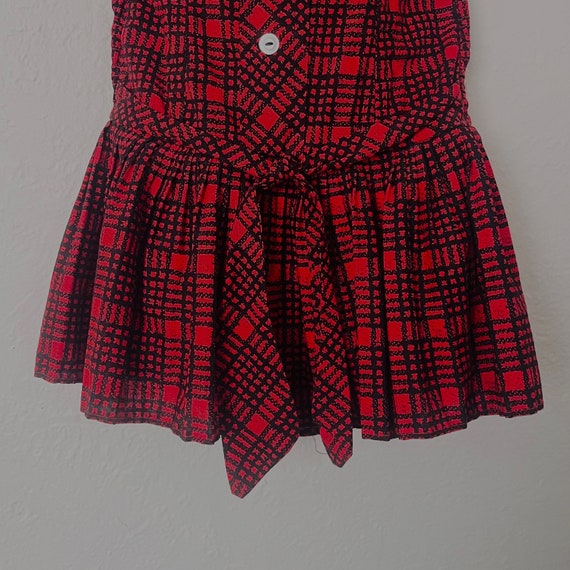 1950s Pin Up Rockabilly Swimsuit Plaid Bathing Suit … Gem