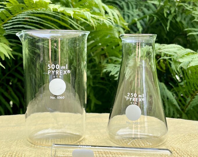 Vintage, Eight Piece, Glass, Pyrex, Laboratory, Chemistry Set - Etsy