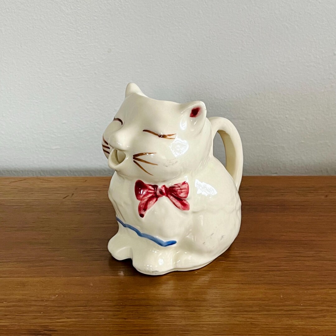 Vintage Shawnee Cat Creamer, 1940s Kitsch Kitchen Decor - Etsy