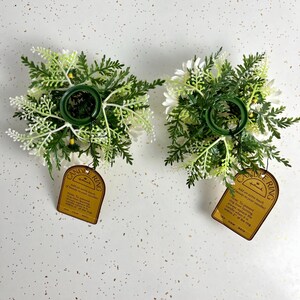 Vintage Hallmark Daisy Candle Rings 1960s Kitsch Decor - Etsy