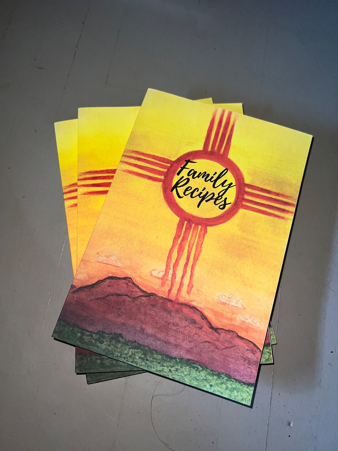 El Sol Blank Family Recipe Books - Etsy