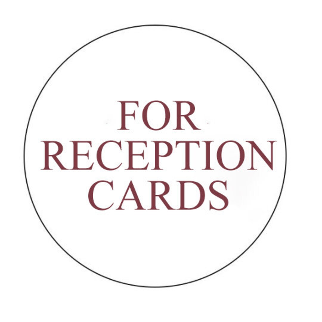 For Reception Cards - Etsy
