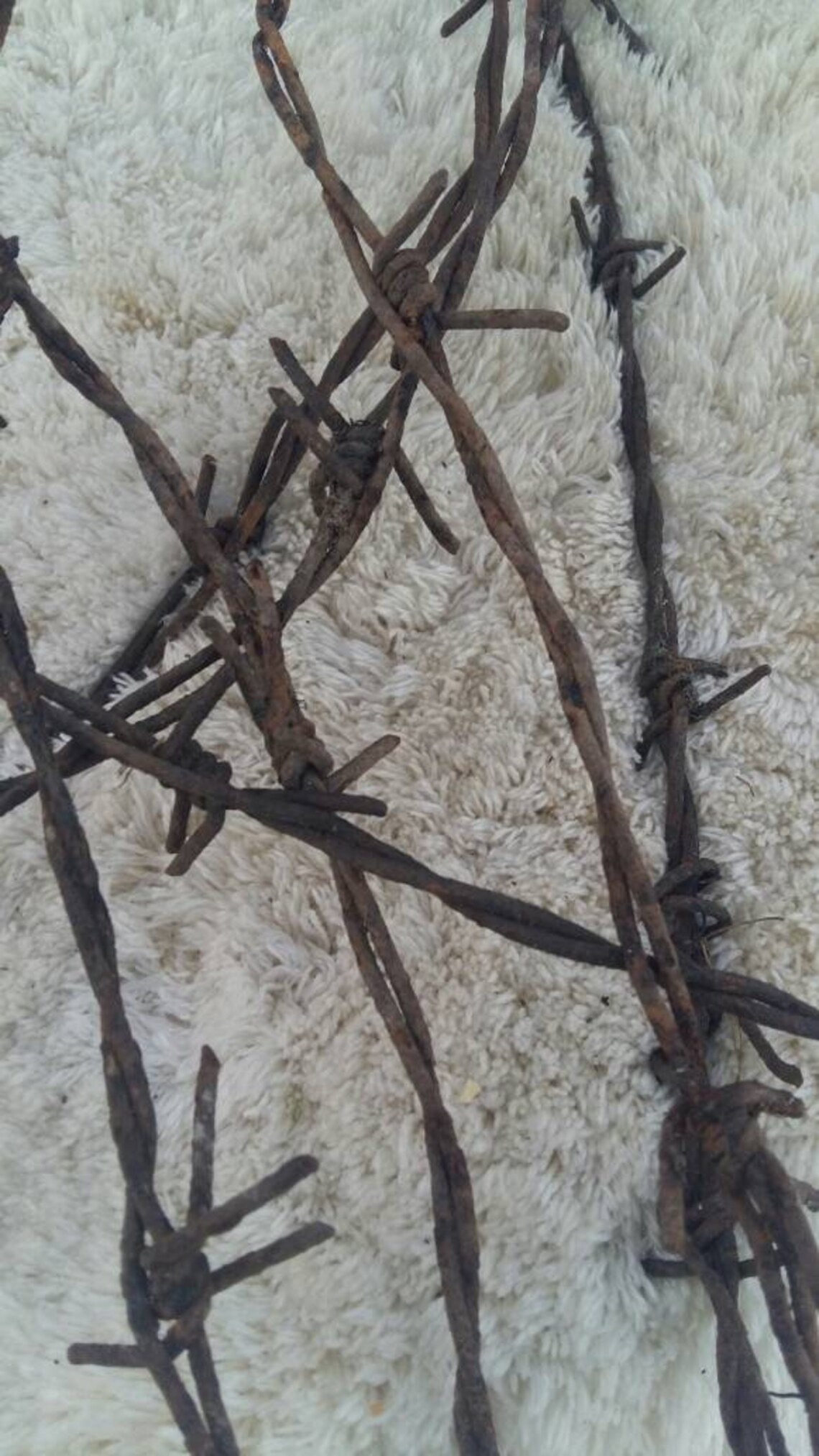 Rusty Barbed Wire Vintage Industrial Farmhouse Decor Steampunk | Etsy