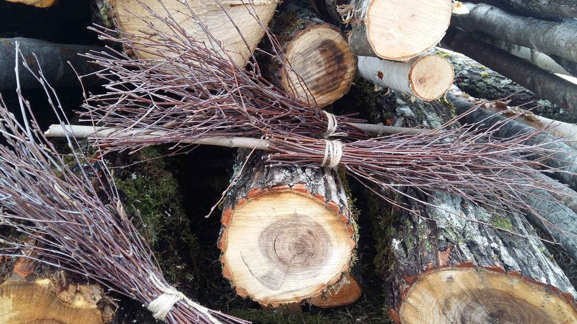 Mini Witches Birch Broom Birch Branches Small Broom Rustic | Etsy