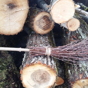 Mini Witches Birch Broom Birch Branches Small Broom Rustic Decor ...