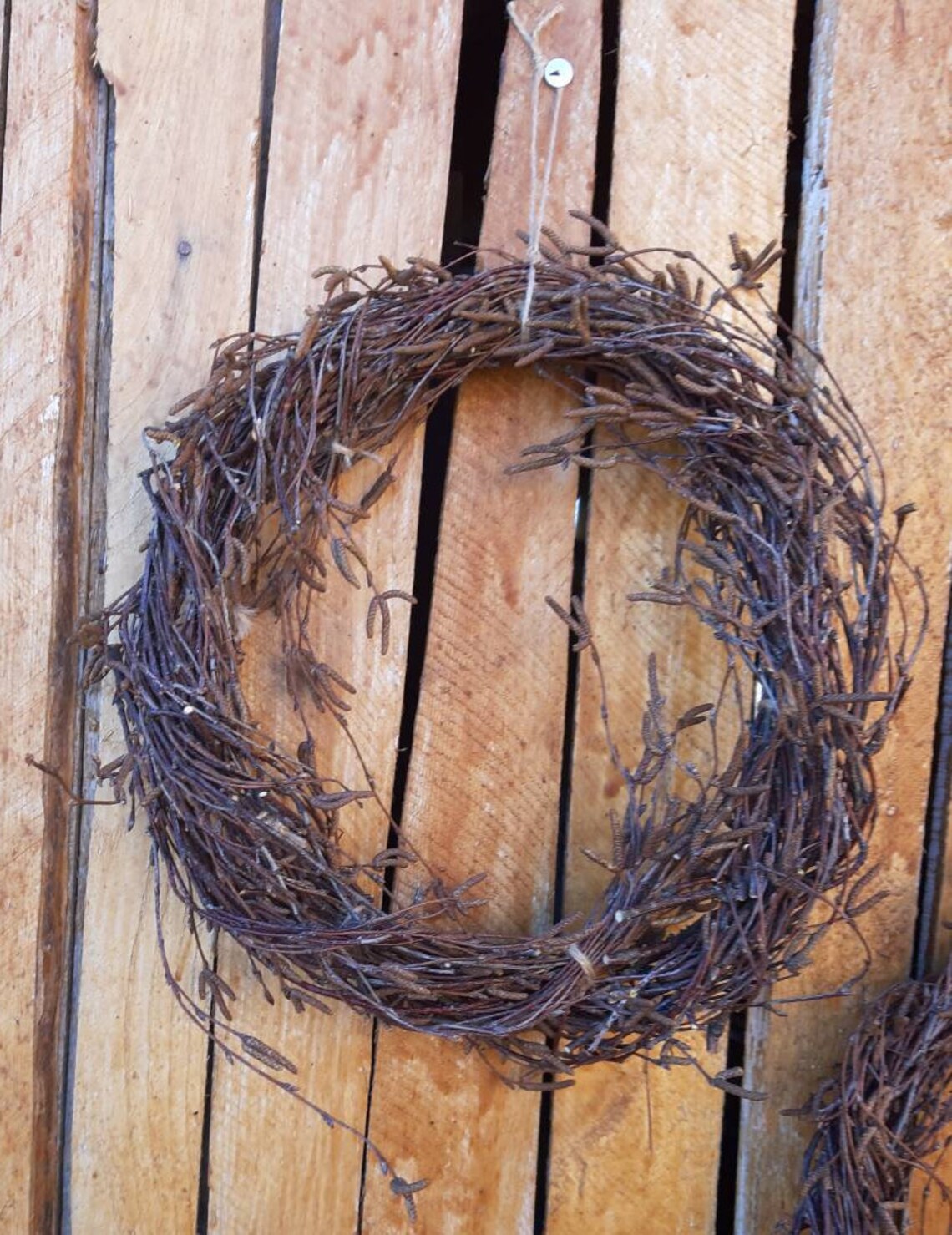 Birch wreath birch twigs wreath fall hoop real birch branches | Etsy