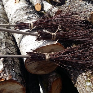 Mini Witches Birch Broom Birch Branches Small Broom Rustic Decor ...