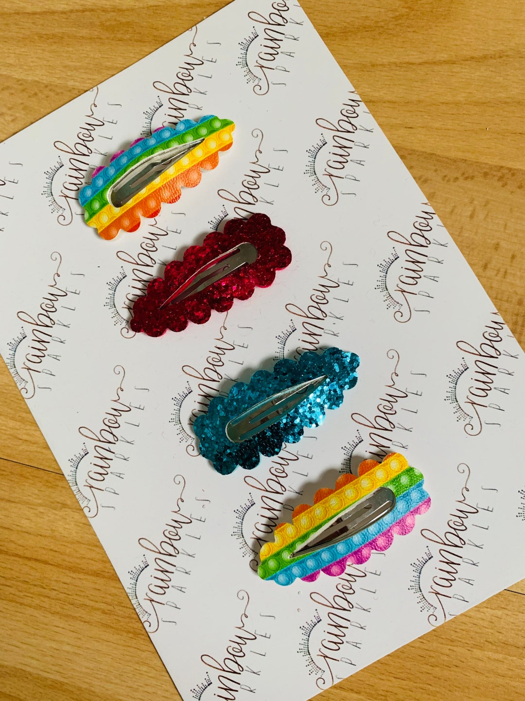 Popit Hair Clip Set Set of Hair Clips Snap Clips Fringe - Etsy UK