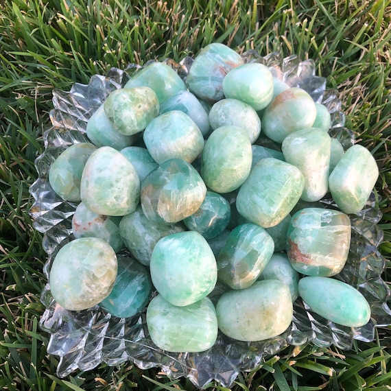 Caribbean Calcite Tumbled Stones0.8 1 Healing Crystals - Etsy
