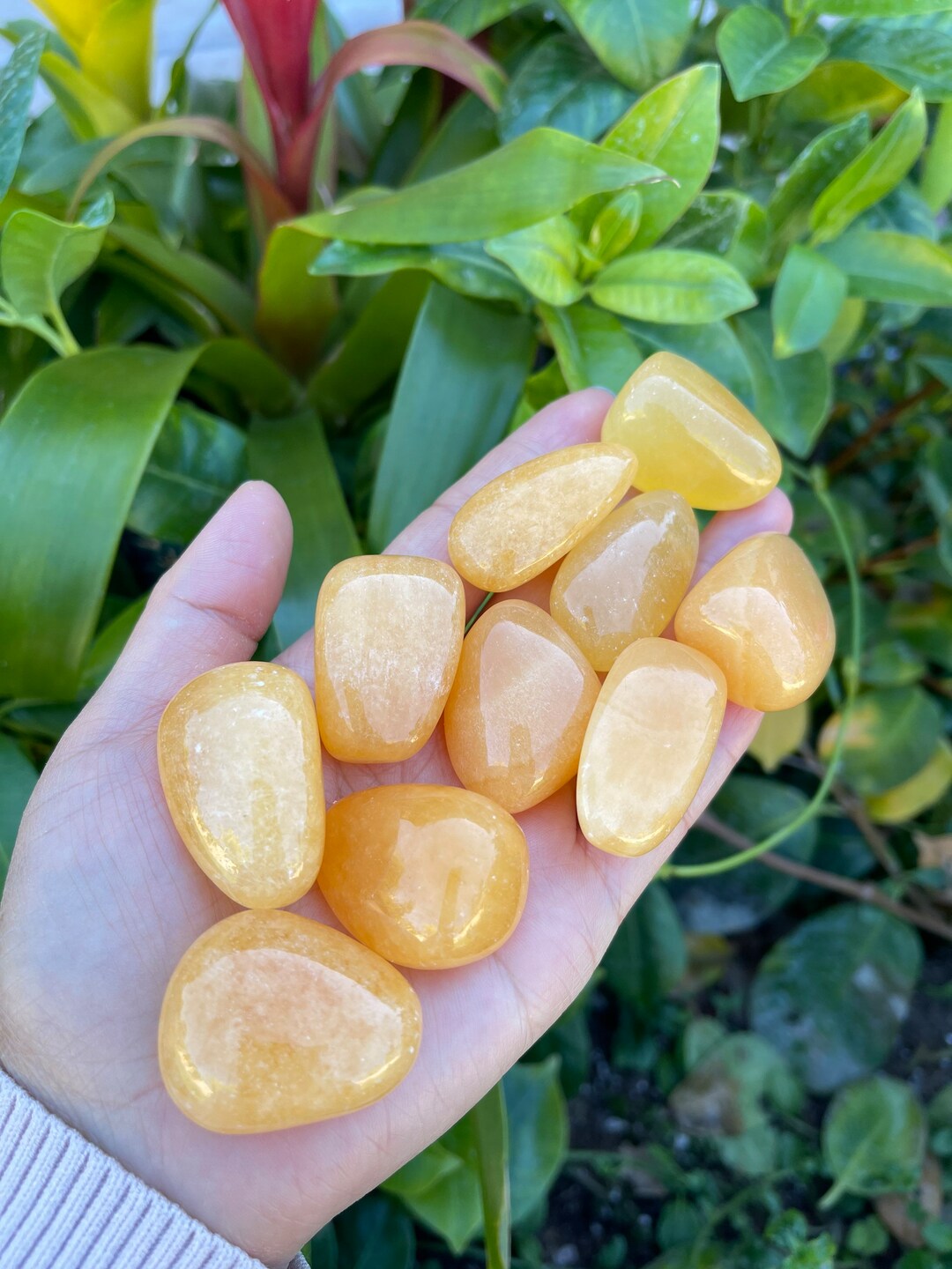 Orange Calcite Tumbled Stones (~1") - Healing Crystals and Stones ...