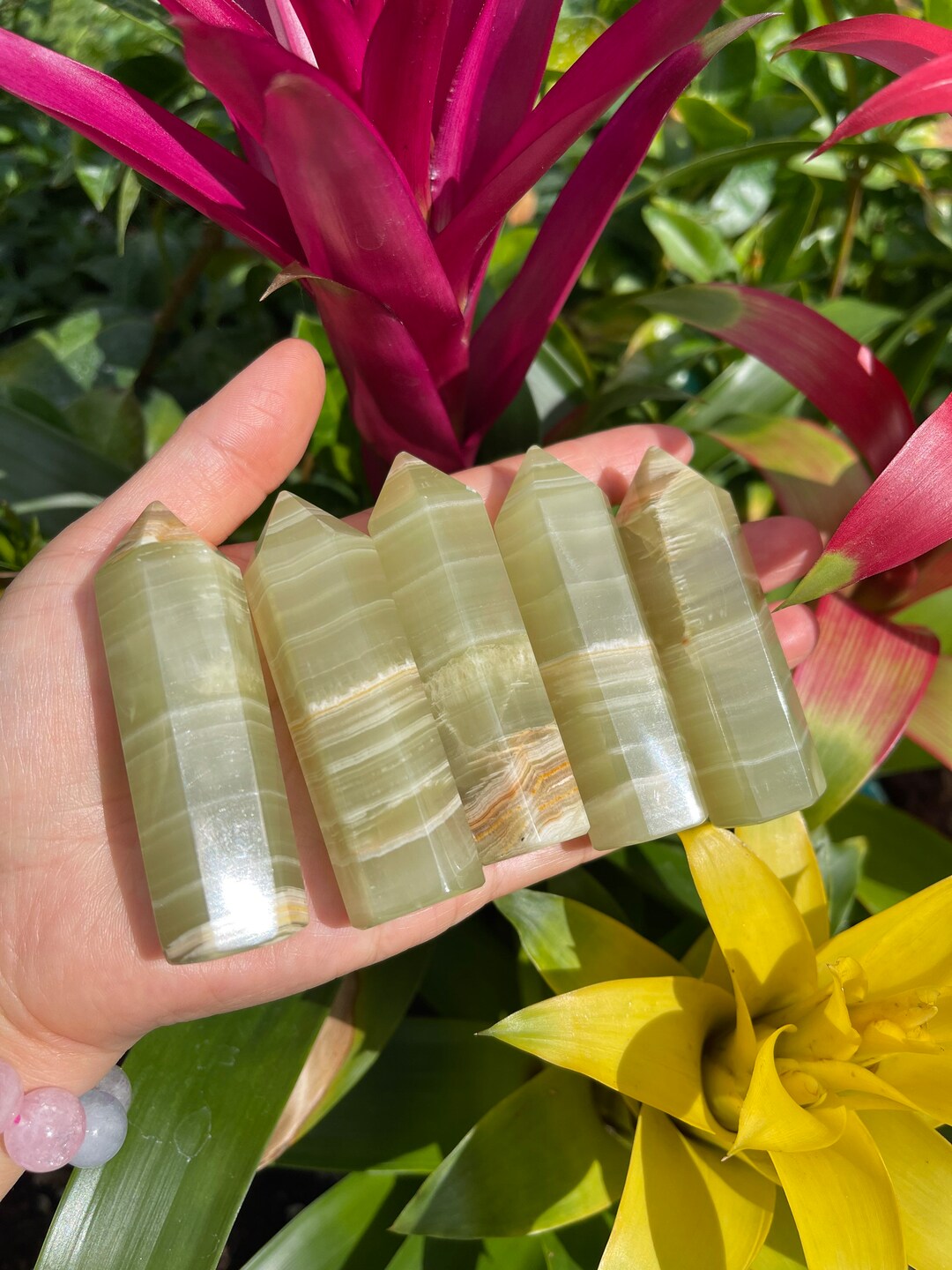 Onyx Point - Green Marble Onyx - Green Onyx Tower - Etsy